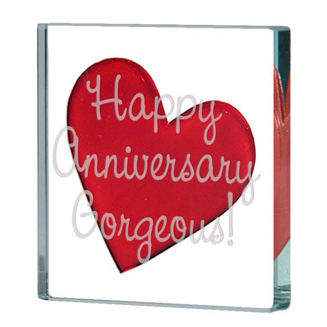 Romantic Anniversary Gift | Glass Tokens | Spaceform