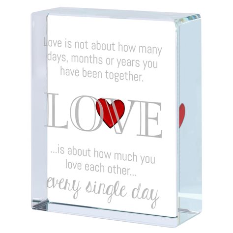 Tiny Red Heart Love Every Day | Romantic Tokens | Spaceform