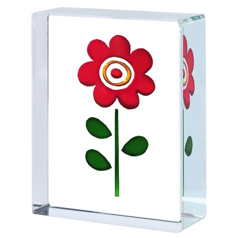Token Simple Red Flower | Spaceform