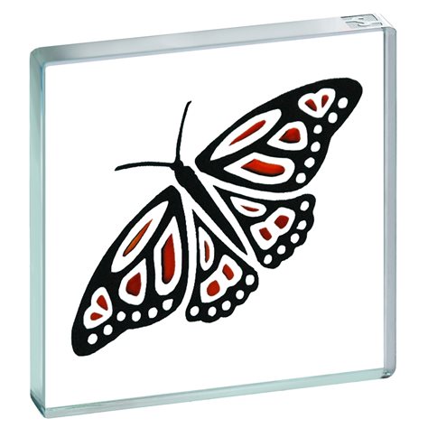 Gifts of Hope |Miniature Token Orange Butterfly illustration| Spaceform ...