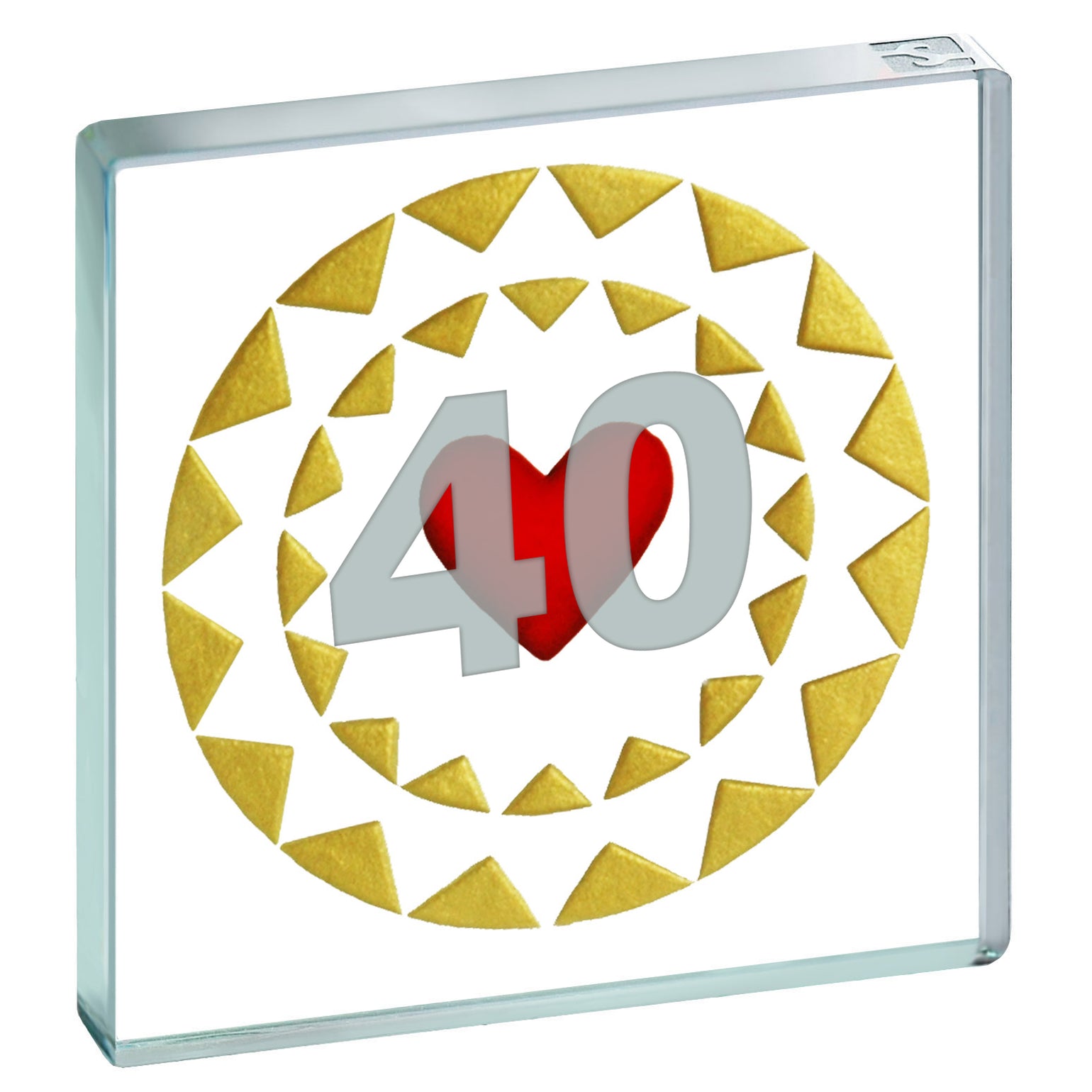 Personalised Miniature Token Heart Year Milestone – Spaceform