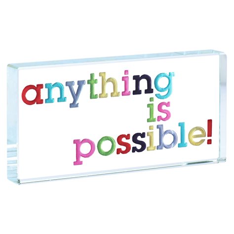 Gift of encouragement, glass friendship token by Spaceform