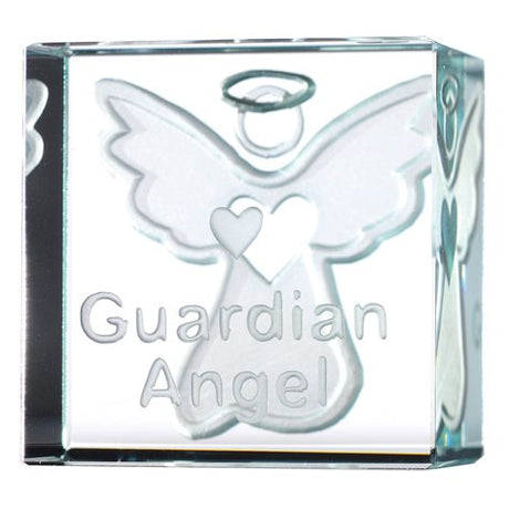 Engraved Guidian Angel | Glass Tokens | Spaceform