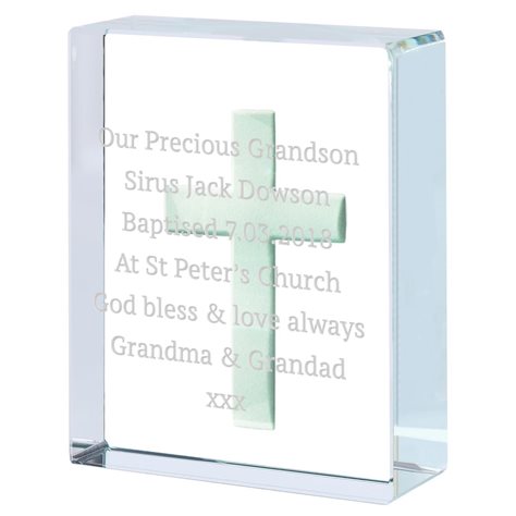 Personalise Your Cross | Glass Tokens | Spaceform