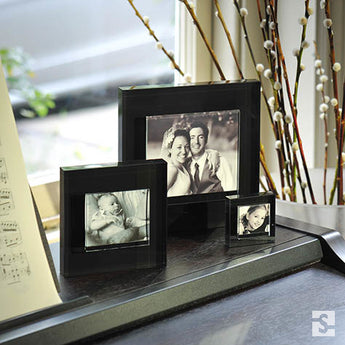 Medium Black Frame | Glass Photo Frames | Spaceform