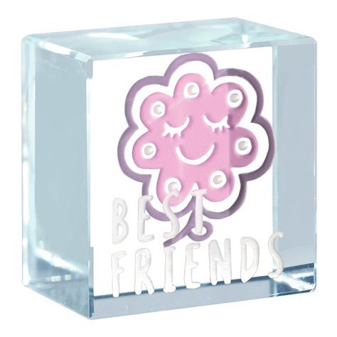 Text Token Best Friends Flower – Spaceform